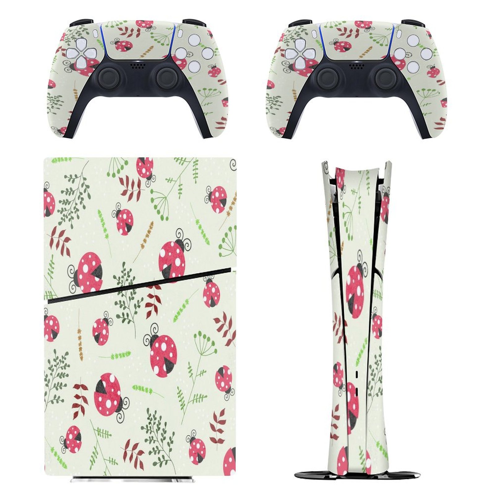 Ladybugs PS5/PS5 Slim Digital Disc Skin Sticker For Console And ...