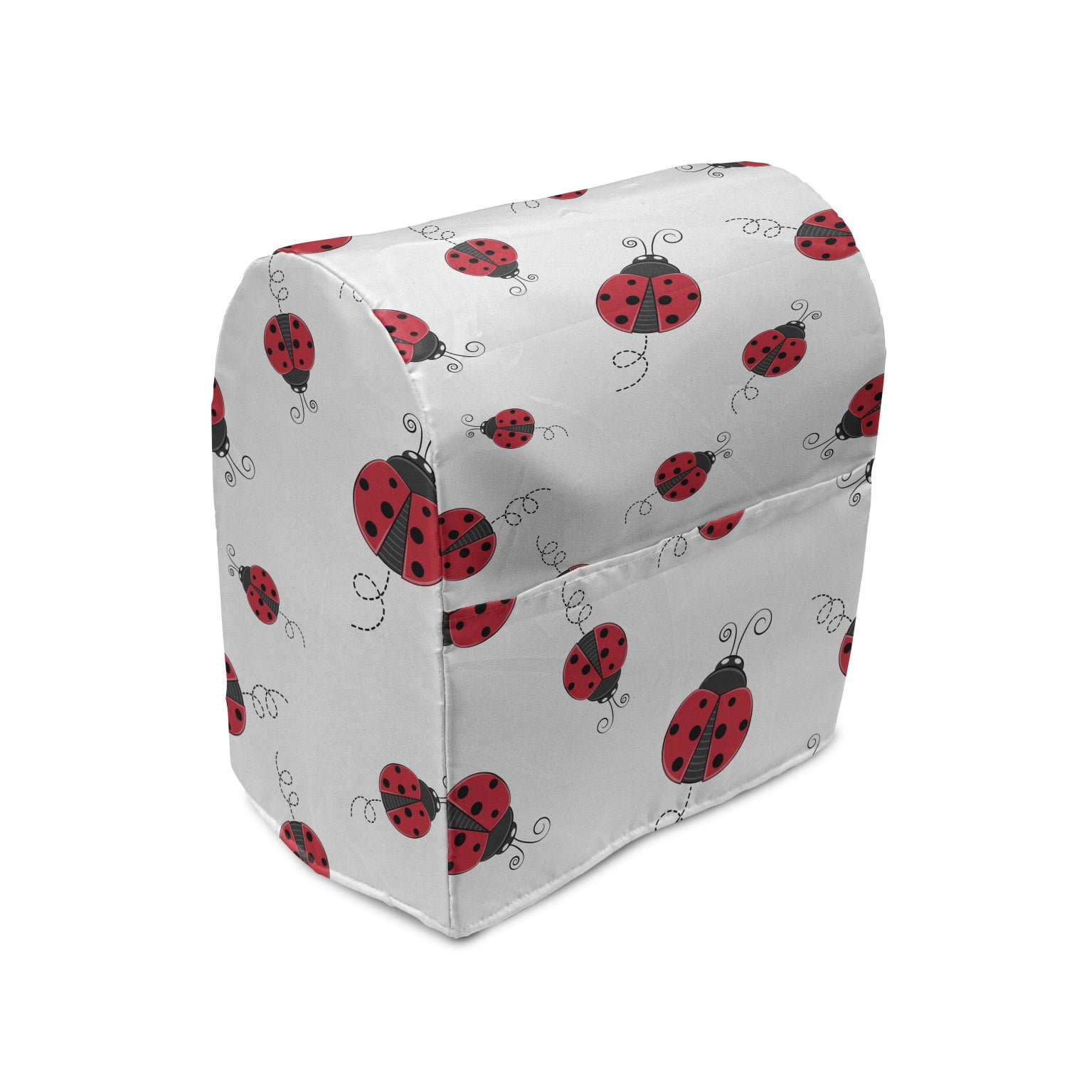Ladybugs Stand Mixer Cover, Ladybug Dotted Wings Swirls and Curves ...