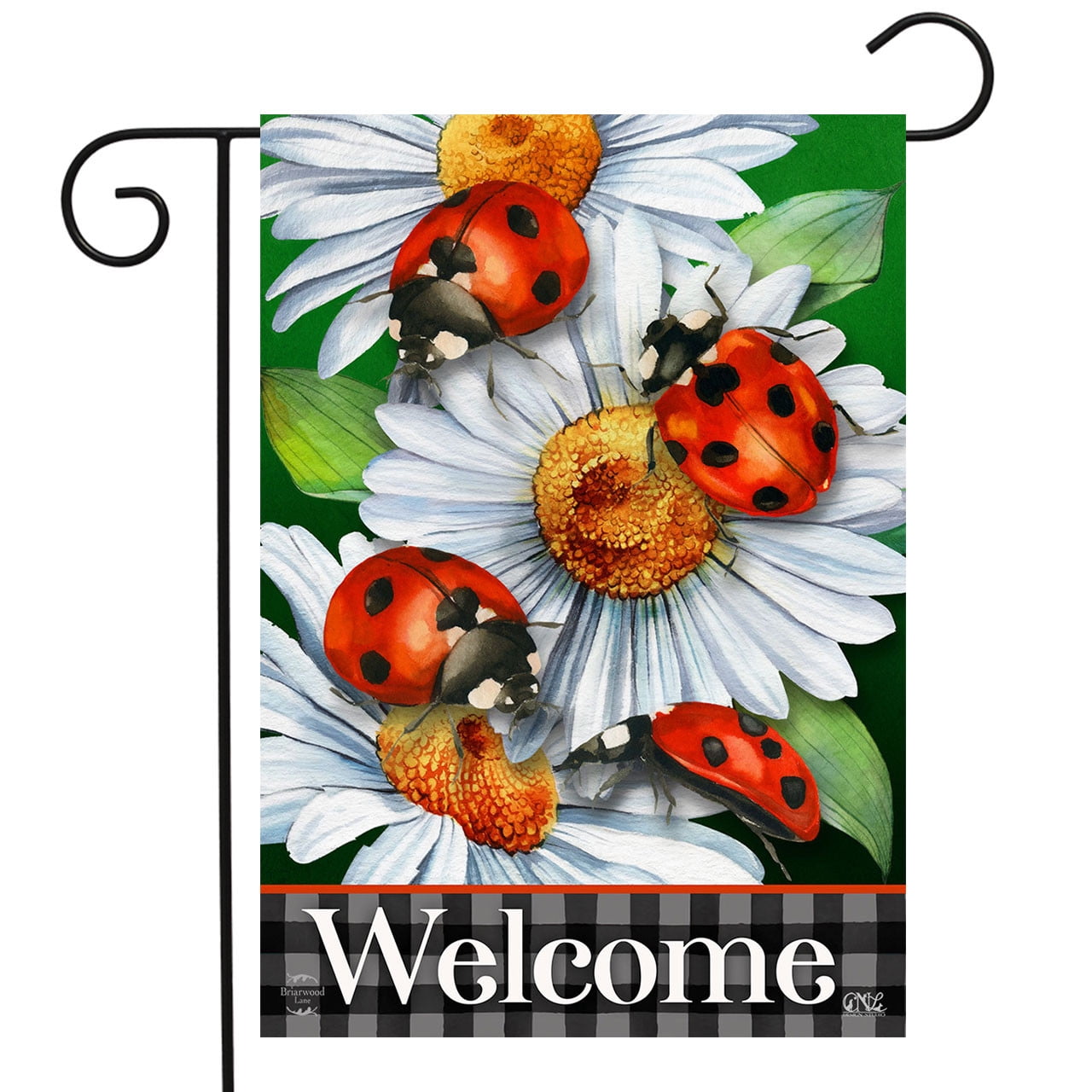 Briarwood Lane Ladybugs and Daisies Garden Flag - Walmart.com