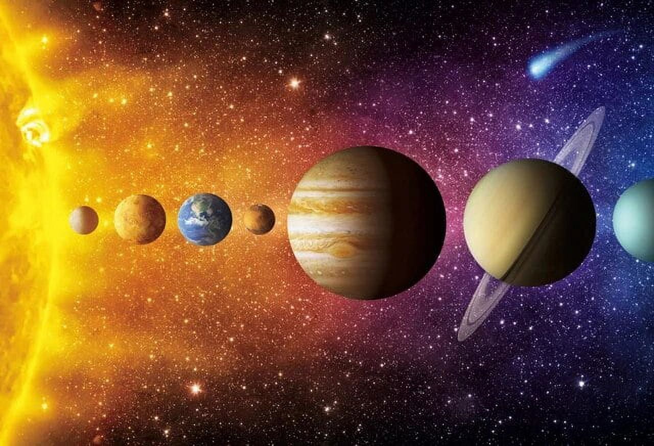 Laeacco Baby Birthday Photozone Universe Space Planets Glitters Earth ...