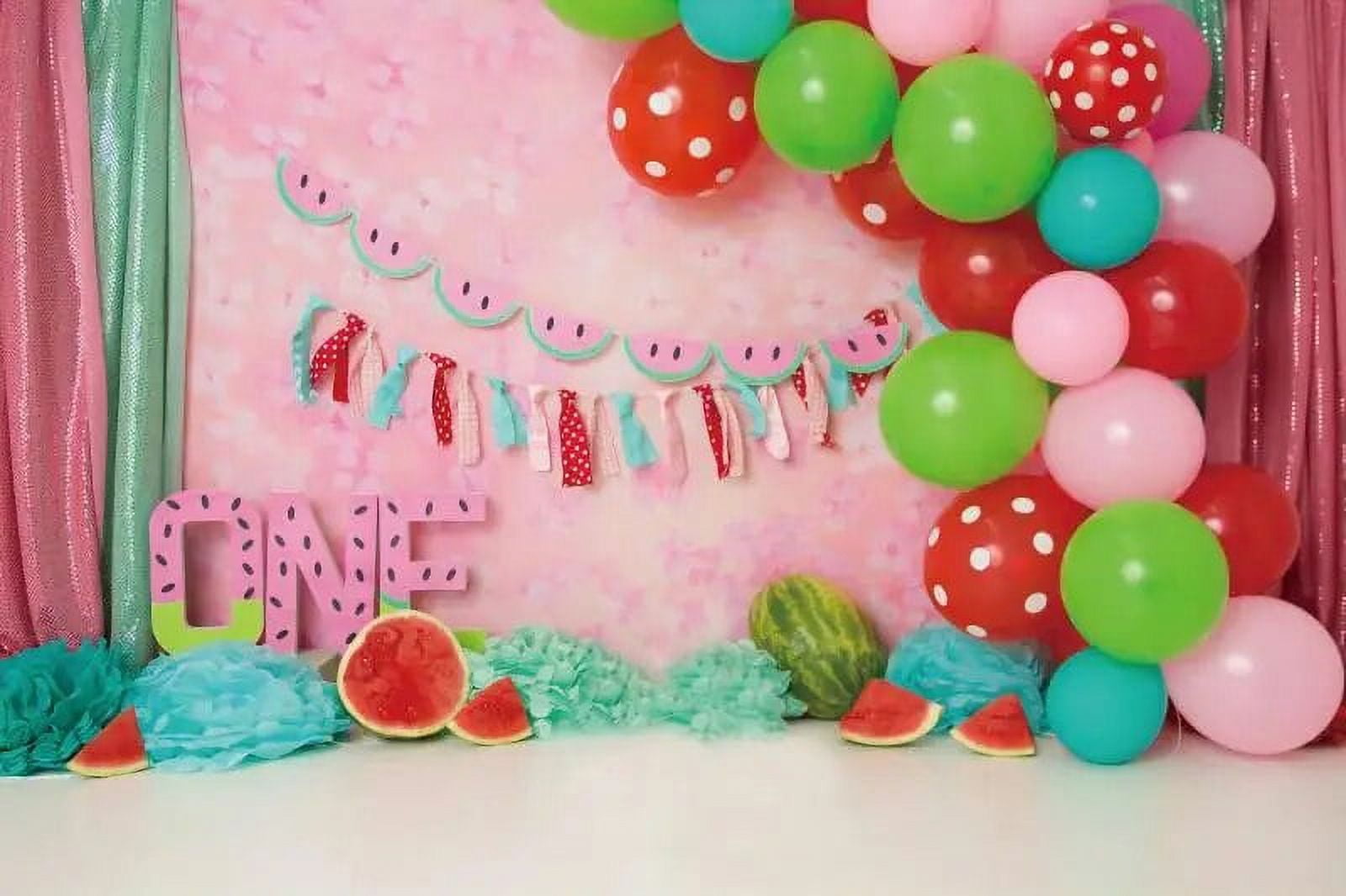 Laeacco Baby Shower Newborn Backdrops Kids 1st Birthday Party Balloons ...