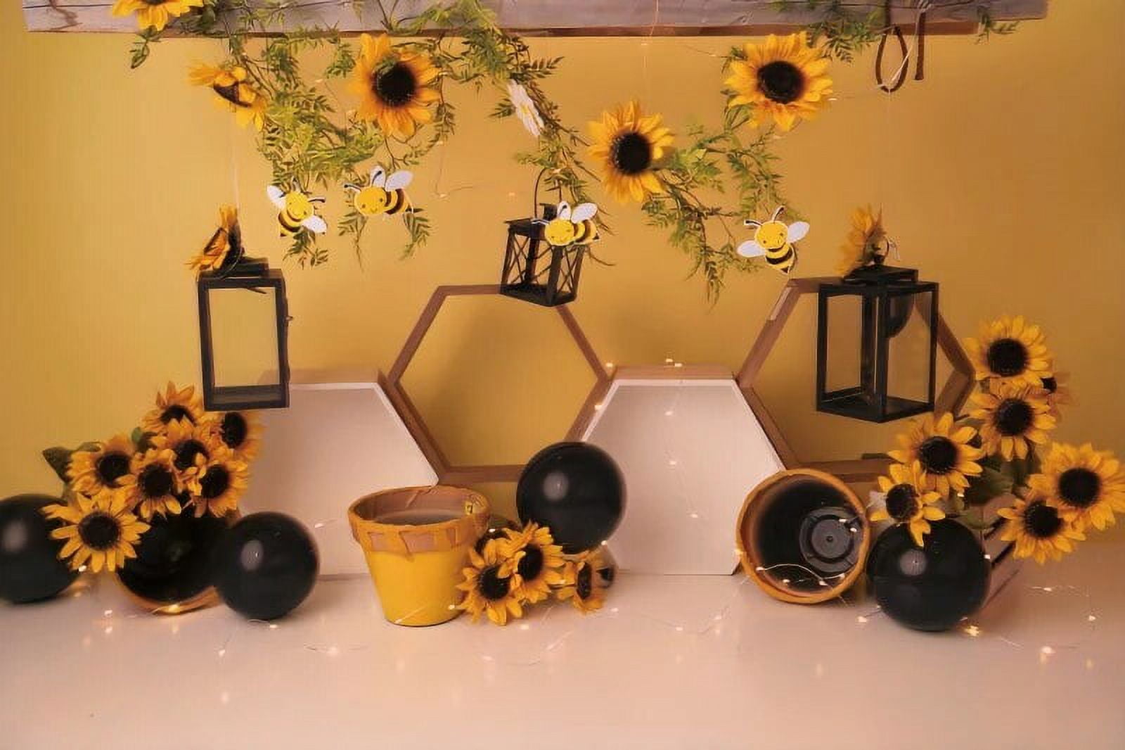 Laeacco Baby Shower Newborn Backdrops Kids 1st Birthday Party Balloons ...