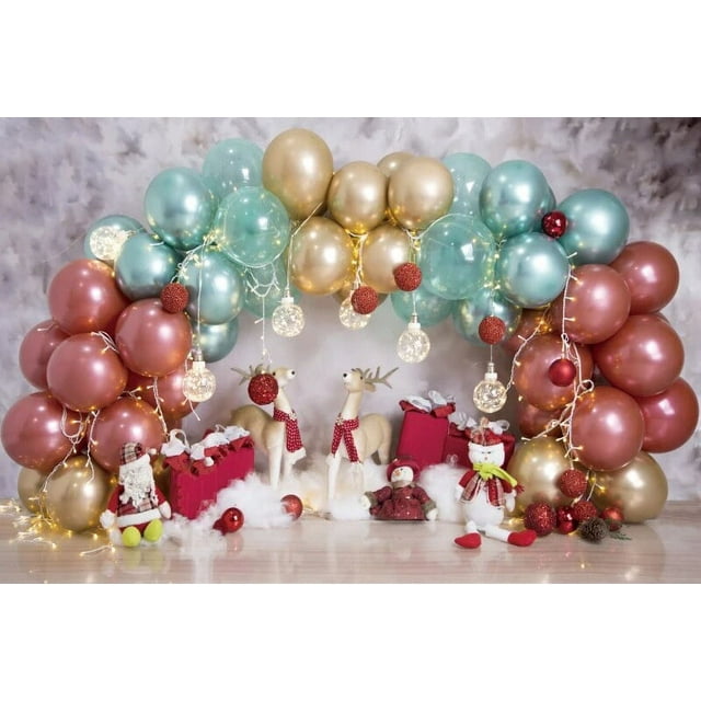 Laeacco Baby Shower Newborn Backdrops Kids 1st Birthday Party Balloons ...