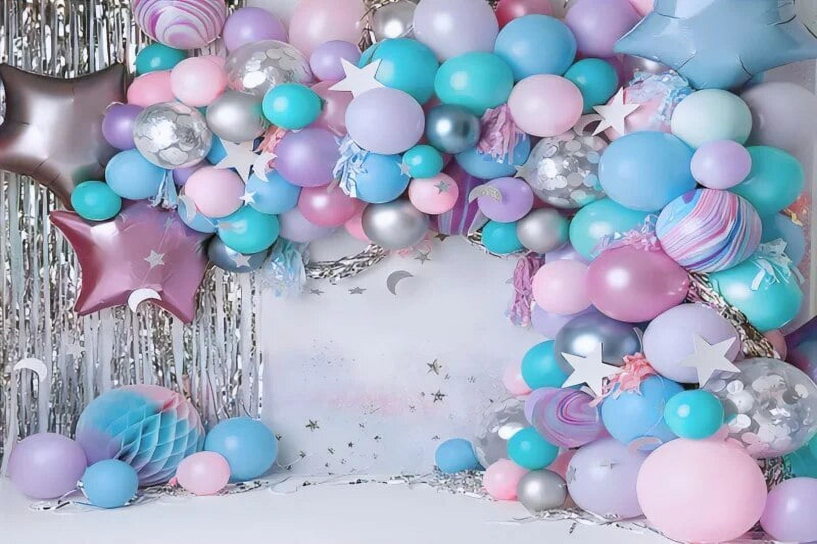 Laeacco Baby Shower Newborn Backdrops Kids 1st Birthday Party Balloons ...