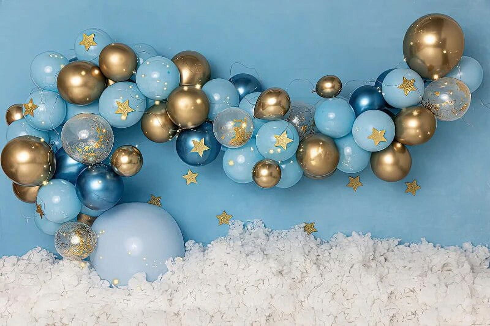 Laeacco Baby Shower Newborn Backdrops Kids 1st Birthday Party Balloons ...