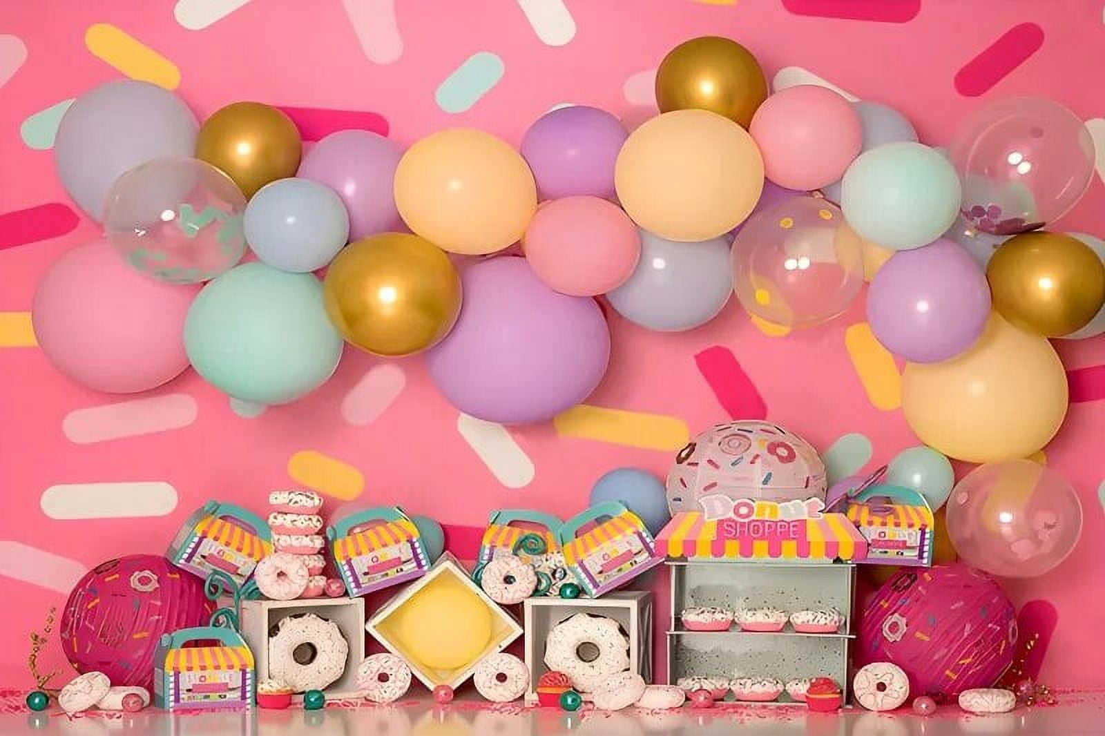Laeacco Baby Shower Newborn Backdrops Kids 1st Birthday Party Balloons ...