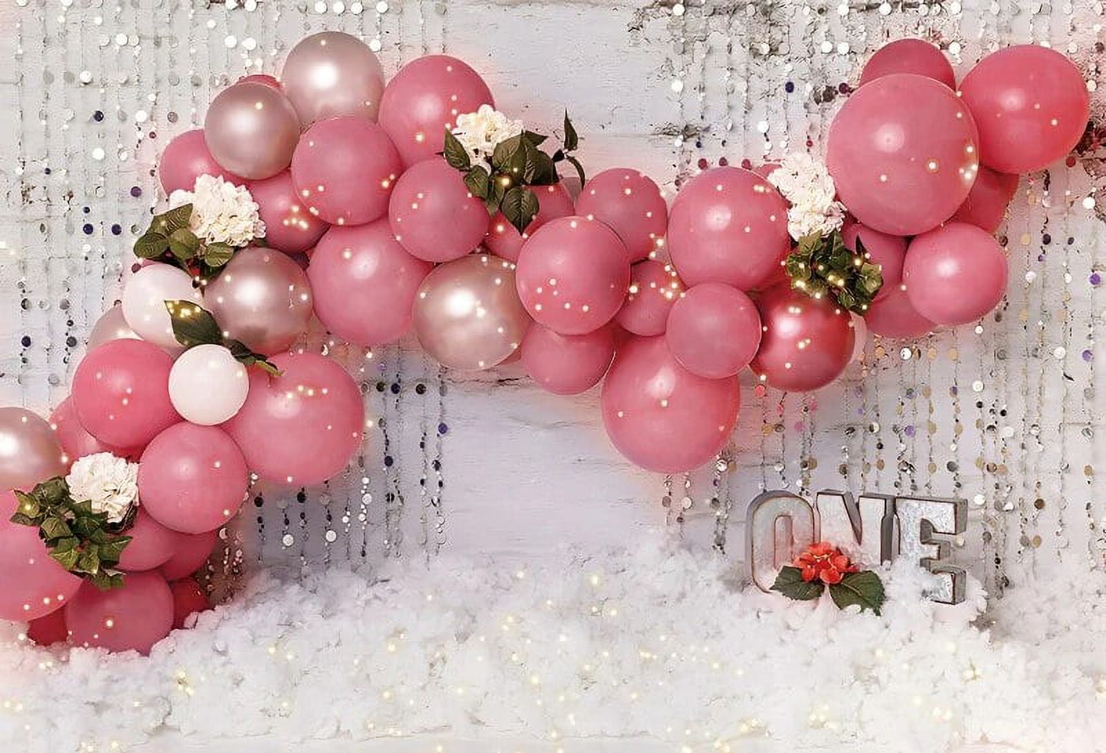 Laeacco Baby Shower Newborn Backdrops Kids 1st Birthday Party Balloons ...
