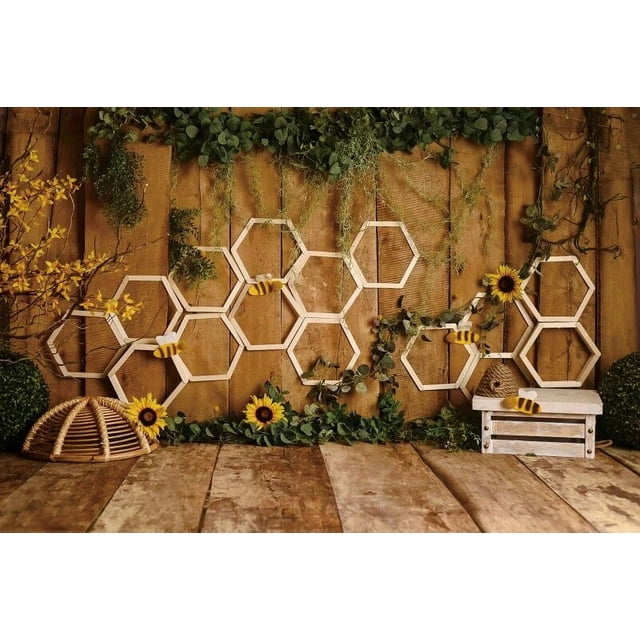 Laeacco Baby Shower Newborn Backdrops Kids 1st Birthday Party Balloons ...