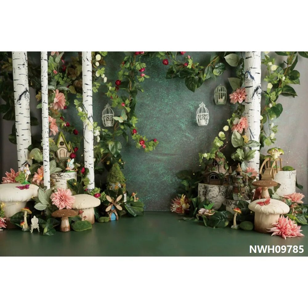 Laeacco Birthday Baby Shower Newborn Photophone Moon Stars Clouds ...