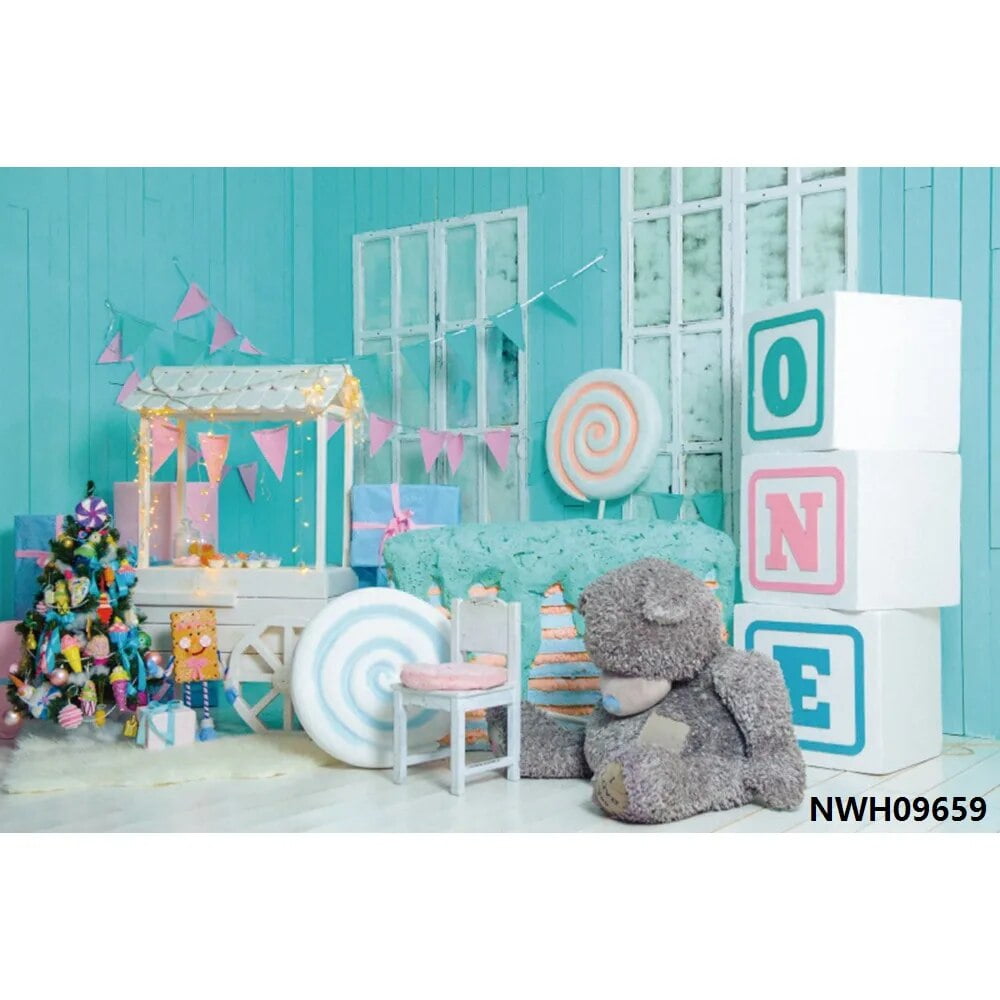 Laeacco Birthday Baby Shower Newborn Photophone Moon Stars Clouds ...