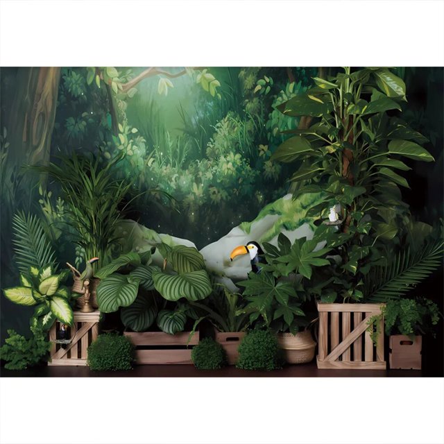 Laeacco Birthday Baby Shower Newborn Photophone Moon Stars Clouds ...