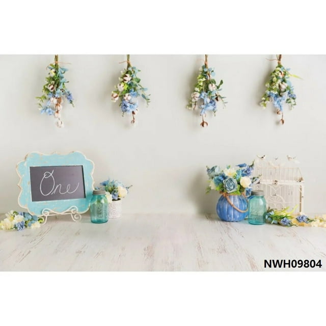 Laeacco Birthday Baby Shower Newborn Photophone Moon Stars Clouds ...