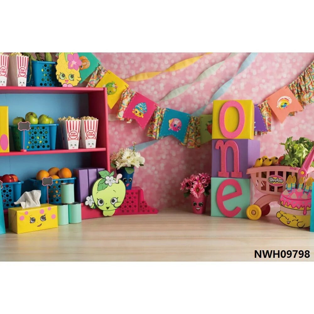 Laeacco Birthday Baby Shower Newborn Photophone Moon Stars Clouds ...