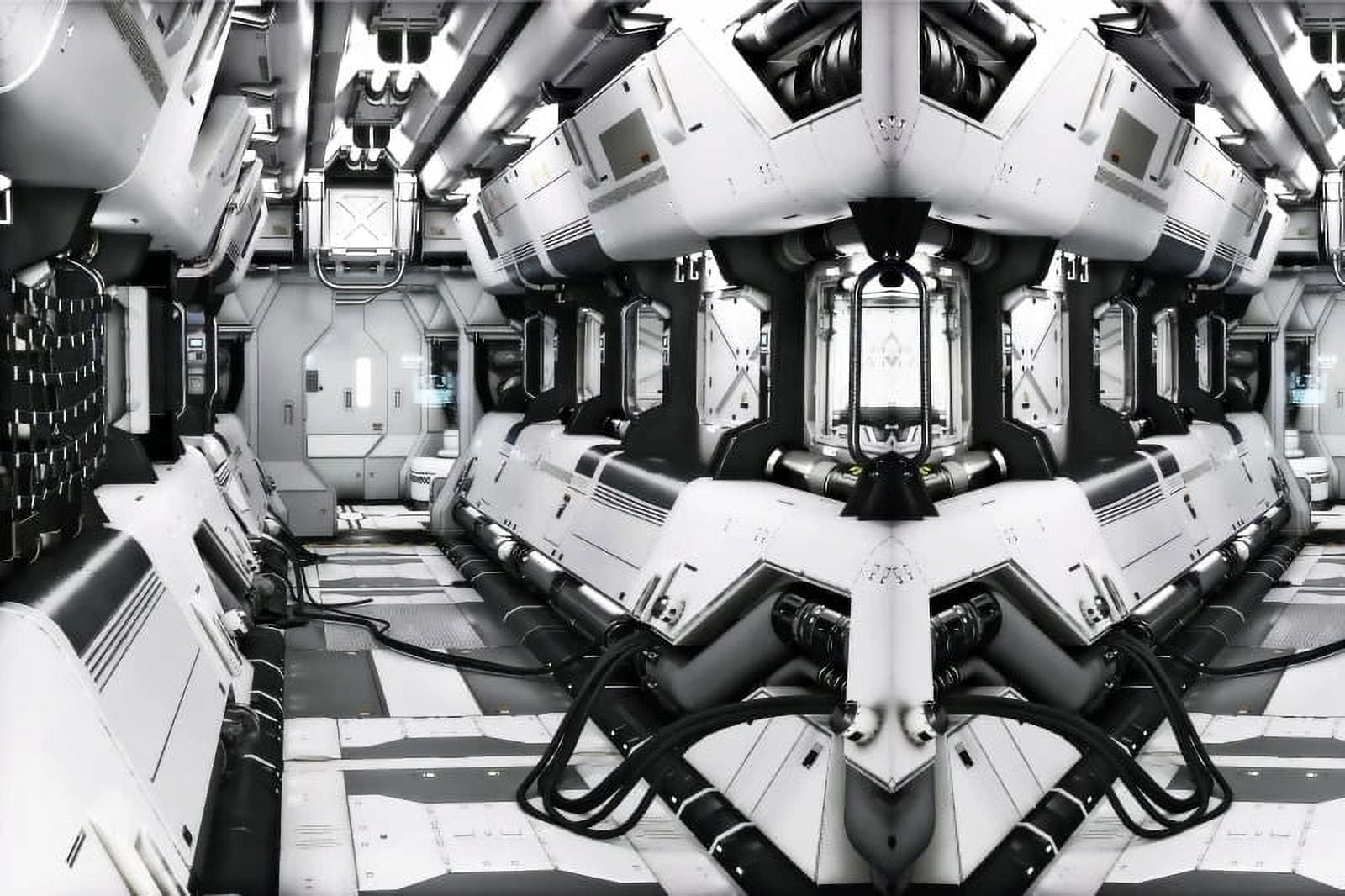 Laeacco Birthday Backdrops Universe Space Capsule Spaceship Astronaut ...