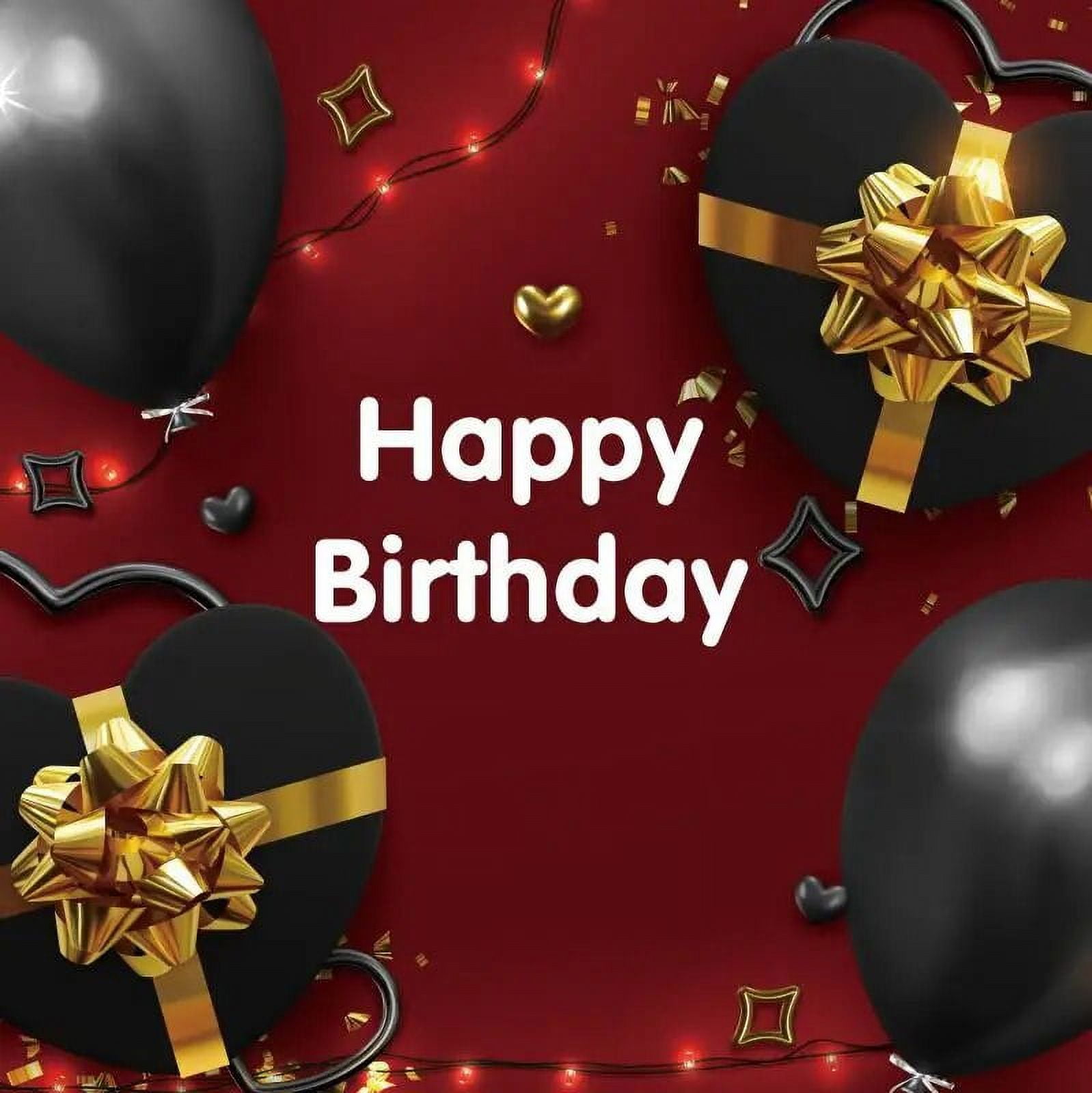 Laeacco Birthday Background Balloons Ribbons Birthday Party Baby Shower ...