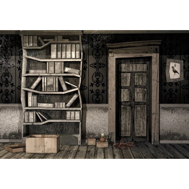 Laeacco Blood Splash Wall Backdrop Halloween Zombie Party Horror Bloody ...