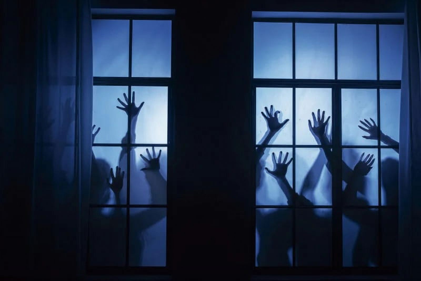 Laeacco Blood Splash Wall Backdrop Halloween Zombie Party Horror Bloody ...