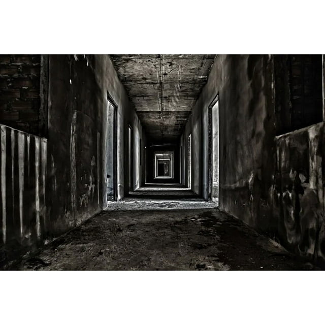 Laeacco Blood Splash Wall Backdrop Halloween Zombie Party Horror Bloody ...