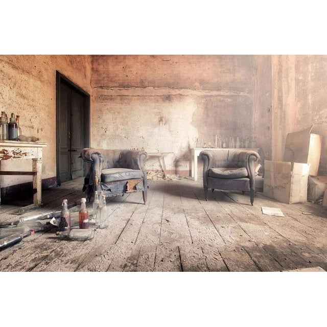 Laeacco Blood Splash Wall Backdrop Halloween Zombie Party Horror Bloody ...