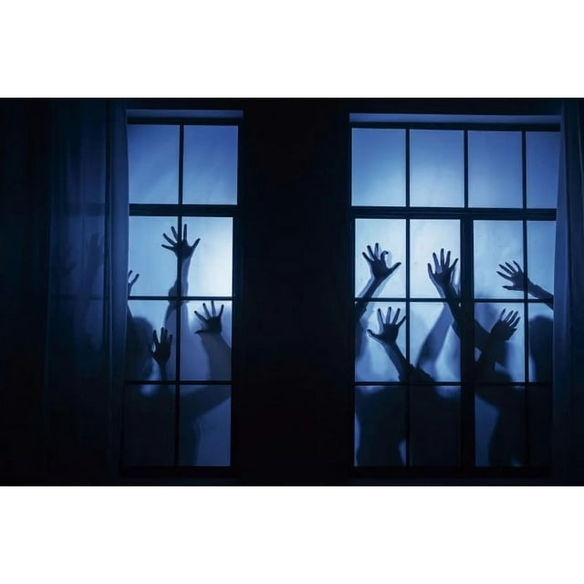 Laeacco Blood Splash Wall Backdrop Halloween Zombie Party Horror Bloody ...