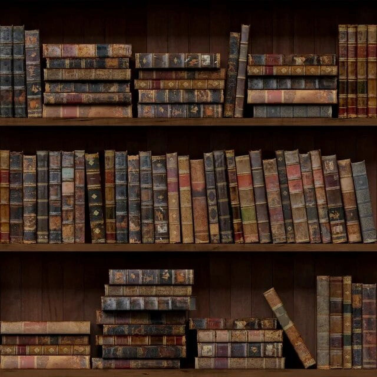 Laeacco Bookshelves Library Books Wooden Floor Photo Backgrounds ...