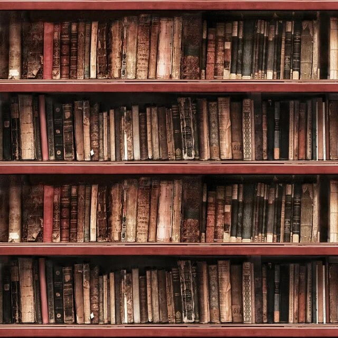 Laeacco Bookshelves Library Books Wooden Floor Photo Backgrounds ...