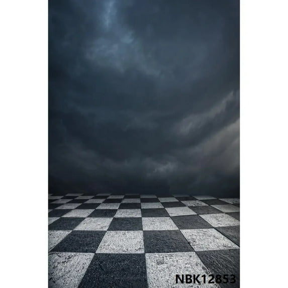 Laeacco Brick Wall Stones Grid Floor Grunge Vintage Portrait Photo ...