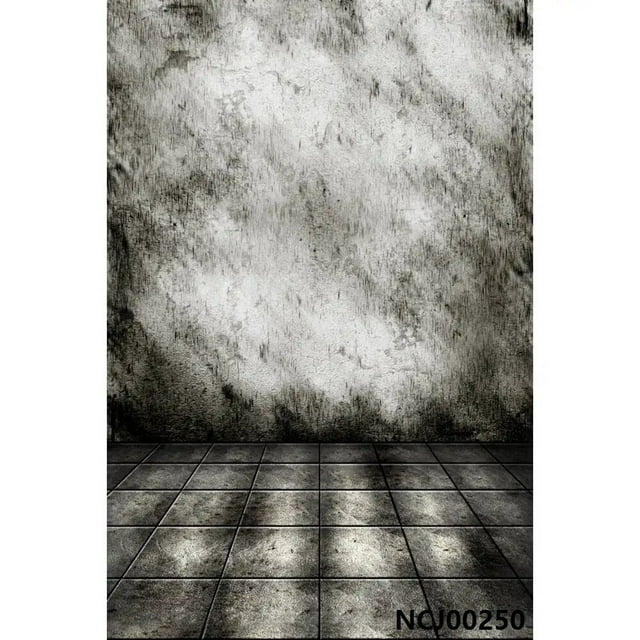 Laeacco Brick Wall Stones Grid Floor Grunge Vintage Portrait Photo ...