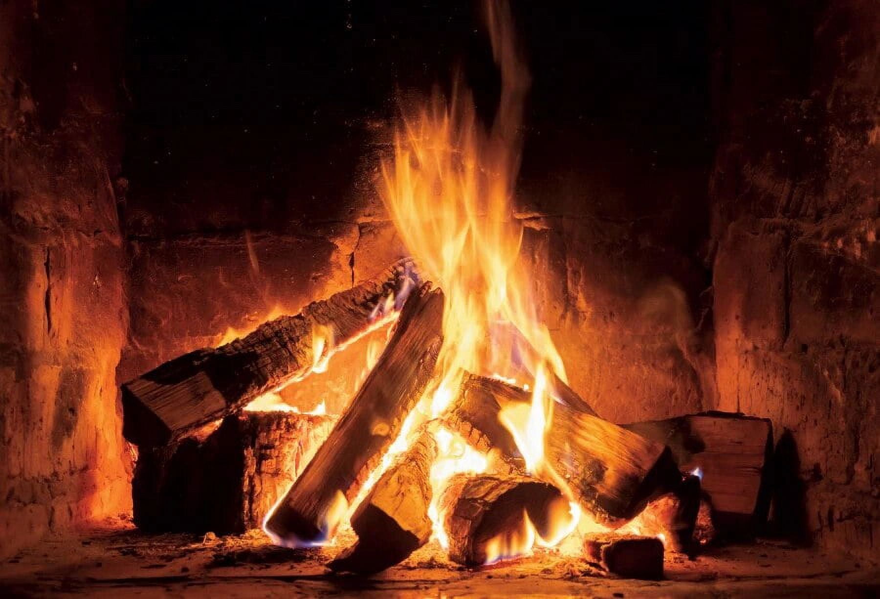 Laeacco Christmas Photocall Backdrops for Photography Fireplace Burning ...