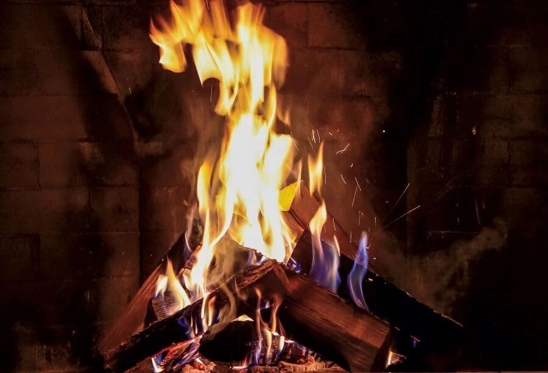 Laeacco Christmas Photocall Backdrops for Photography Fireplace Burning ...