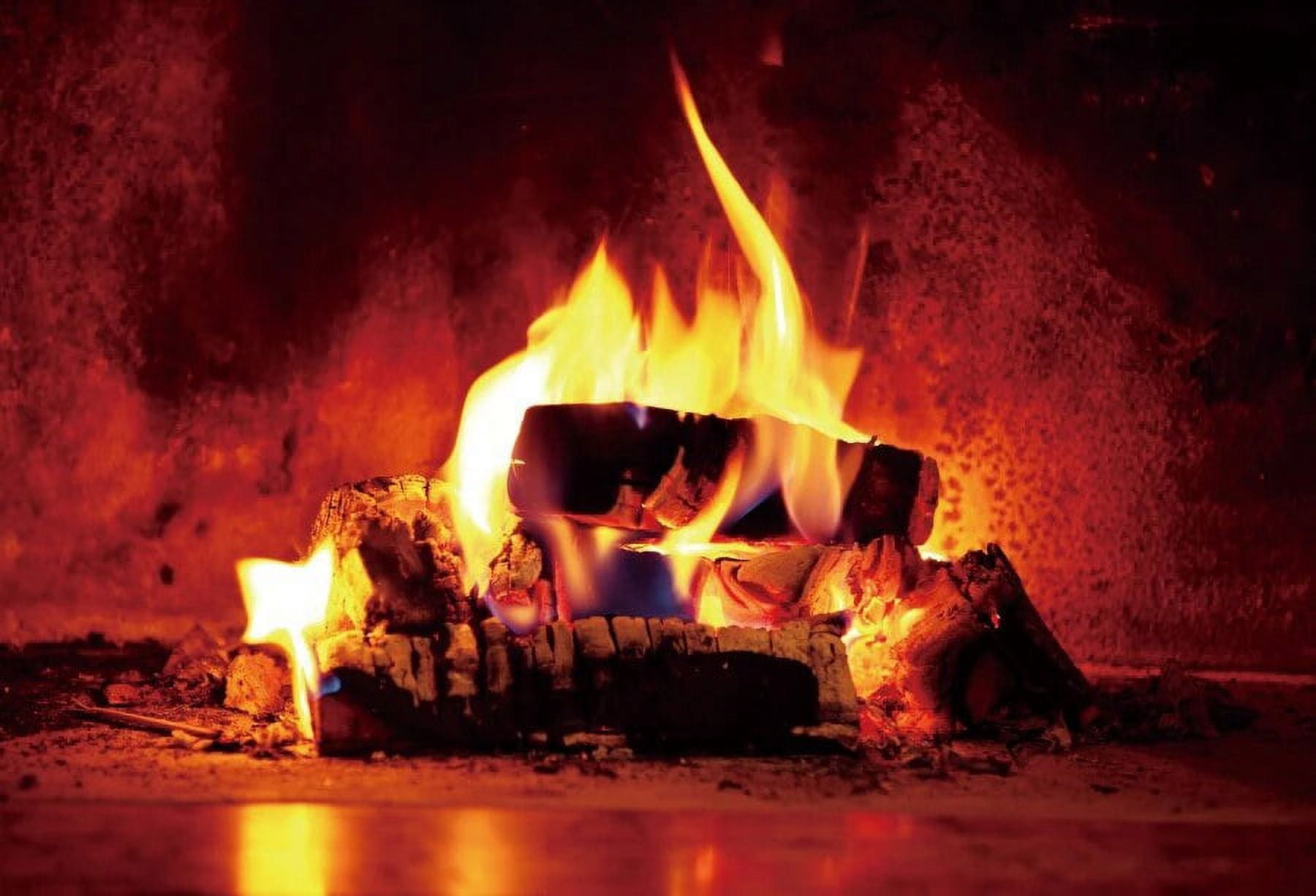 Laeacco Christmas Photocall Backdrops for Photography Fireplace Burning ...