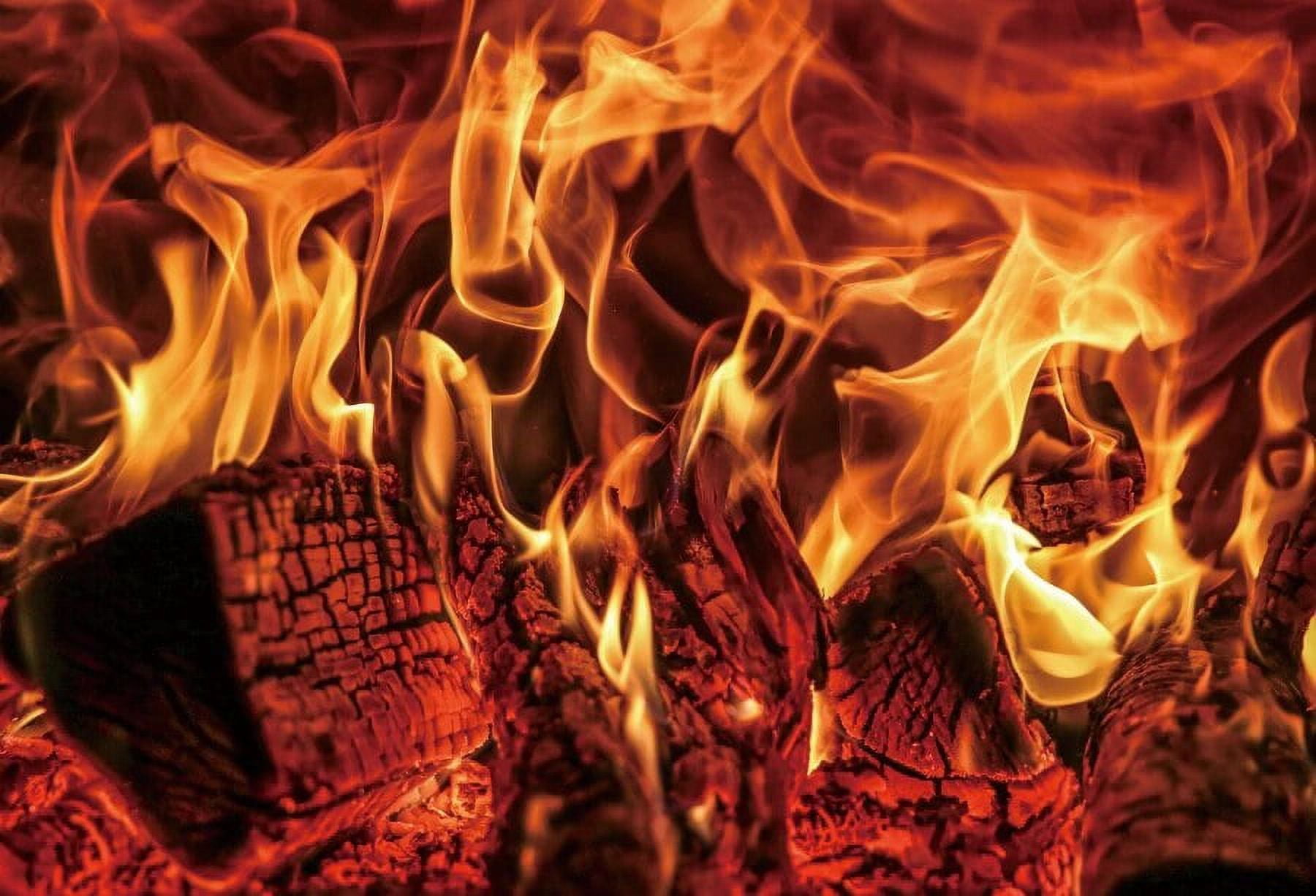 Laeacco Christmas Photocall Backdrops for Photography Fireplace Burning ...