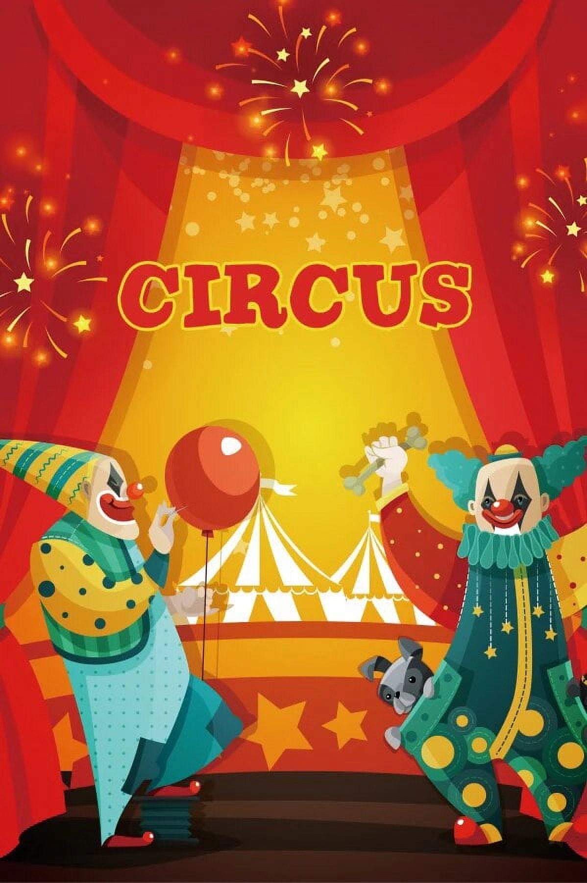 Laeacco Circus Tent Stage Animal Scene Baby Child Photography ...