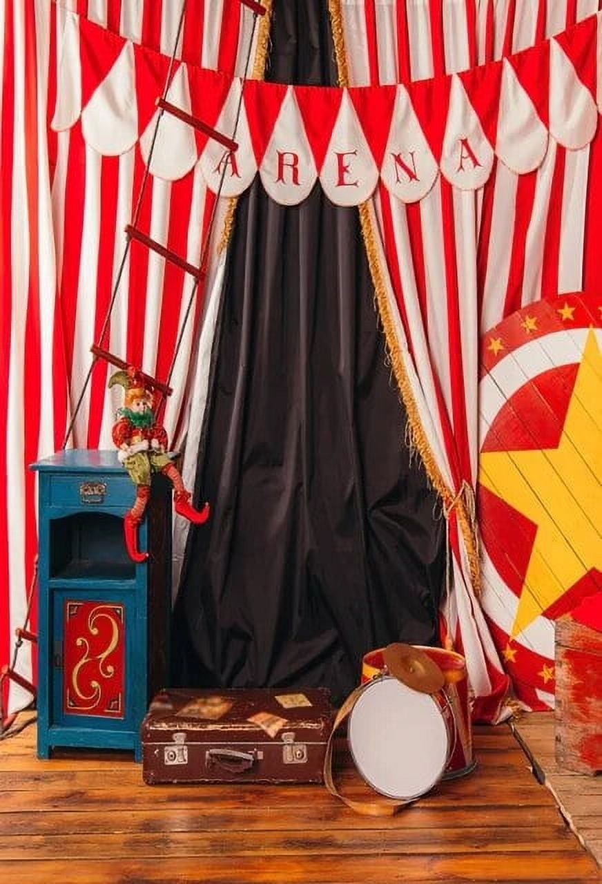 Laeacco Circus Tent Stage Animal Scene Baby Child Photography ...