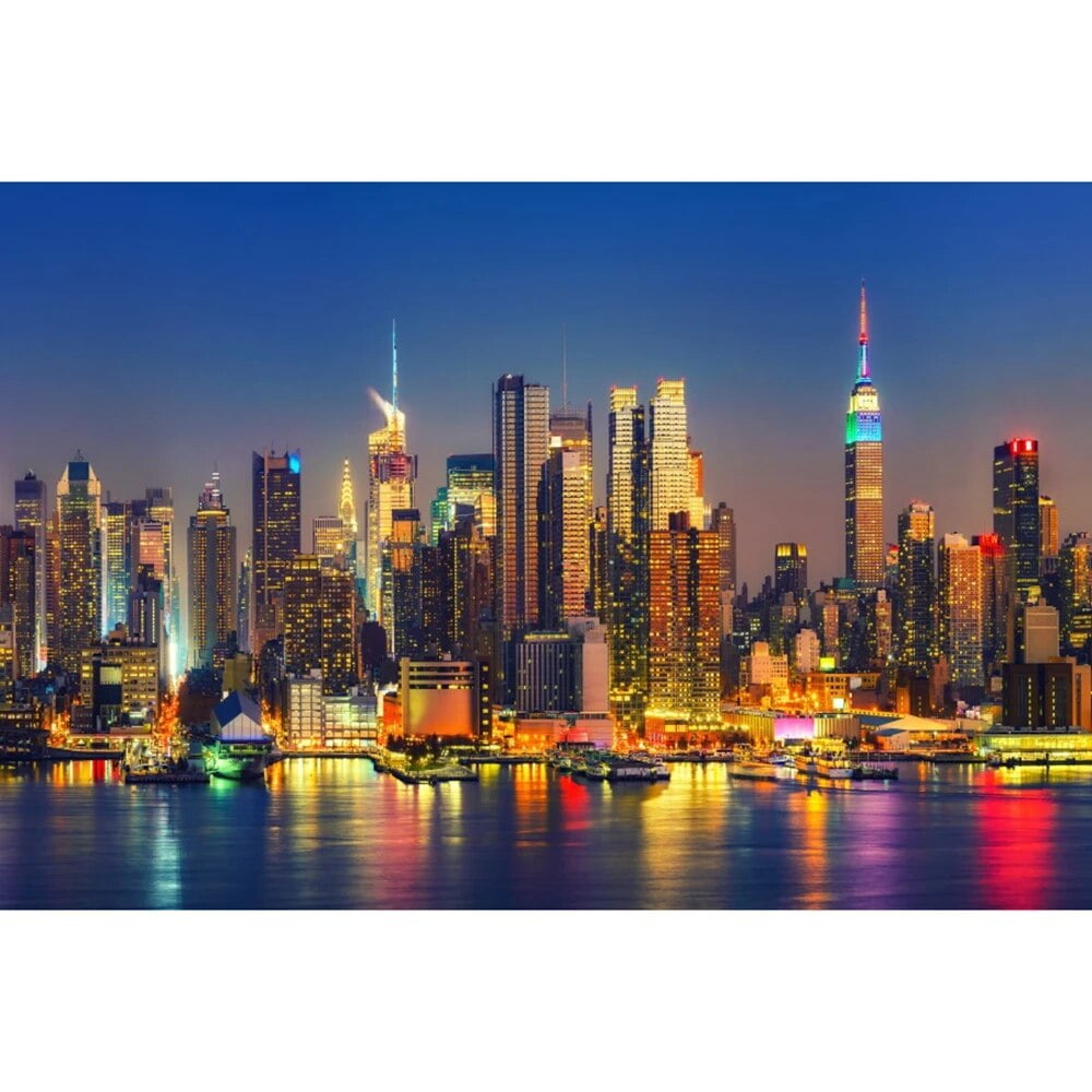 Laeacco City Light Building Photography Backdrops Baby Children Night ...