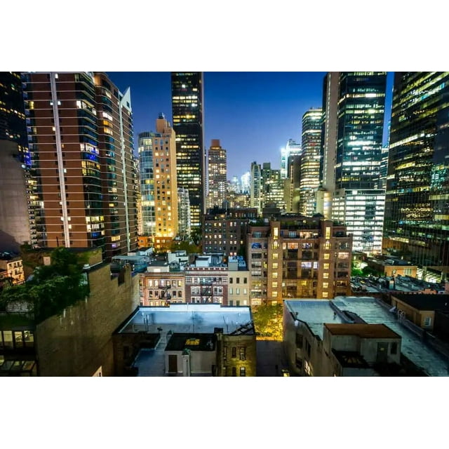 Laeacco City Light Building Photography Backdrops Baby Children Night ...