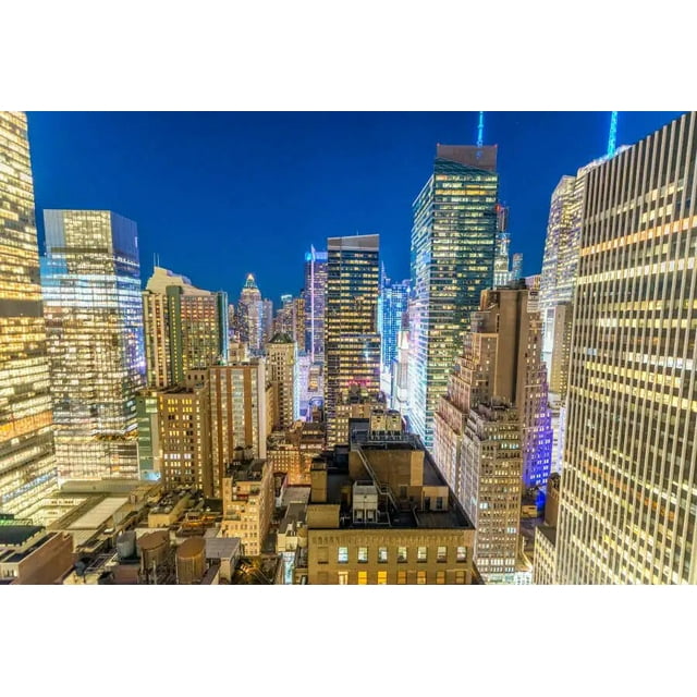 Laeacco City Light Building Photography Backdrops Baby Children Night ...