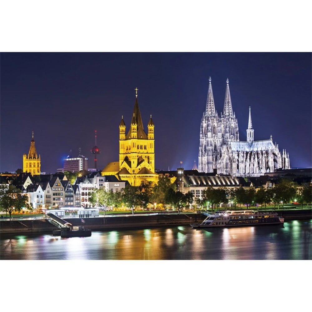 Laeacco City Light Building Photography Backdrops Baby Children Night ...