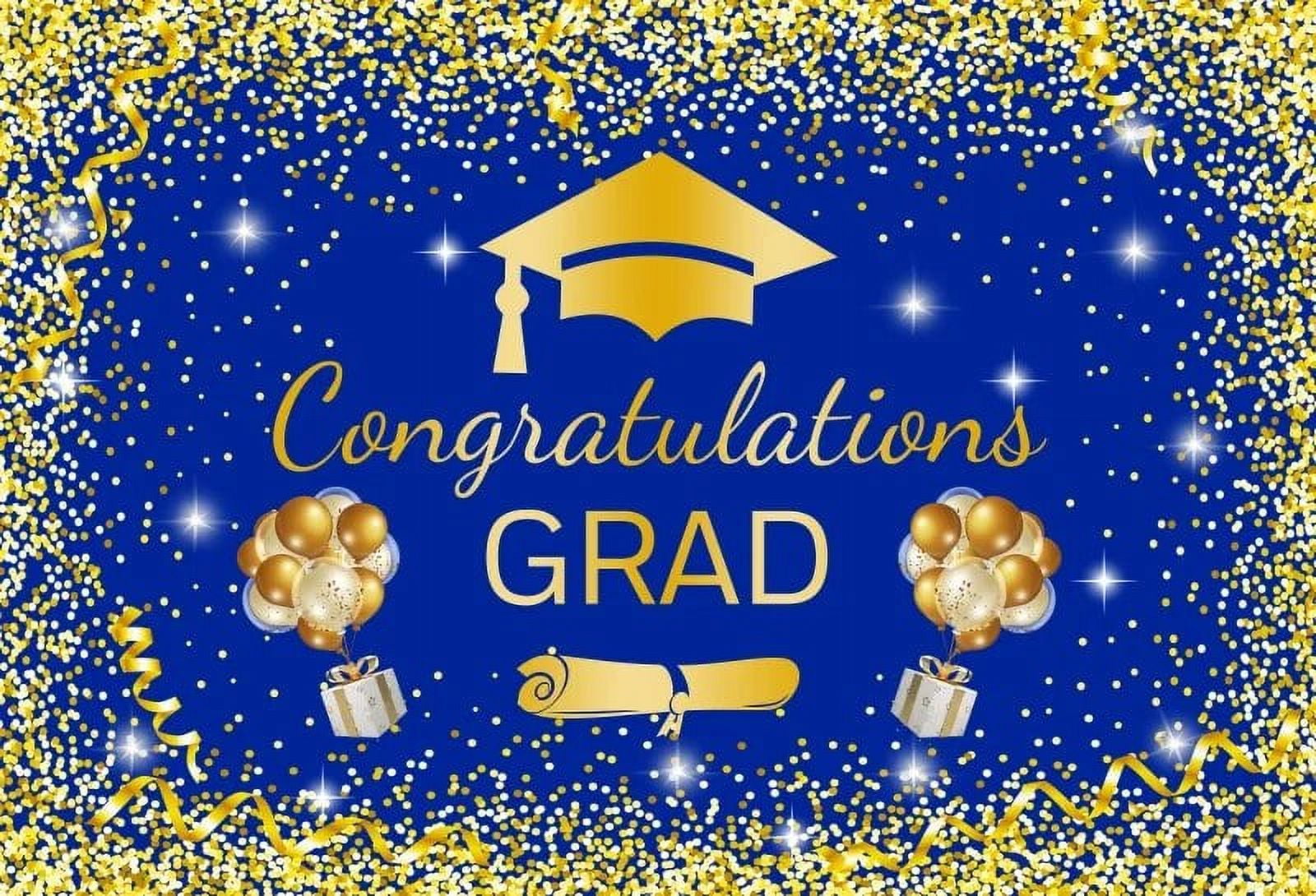 Laeacco Class of 2024 Congrats Grad Backdrop Sparkling Starlight ...