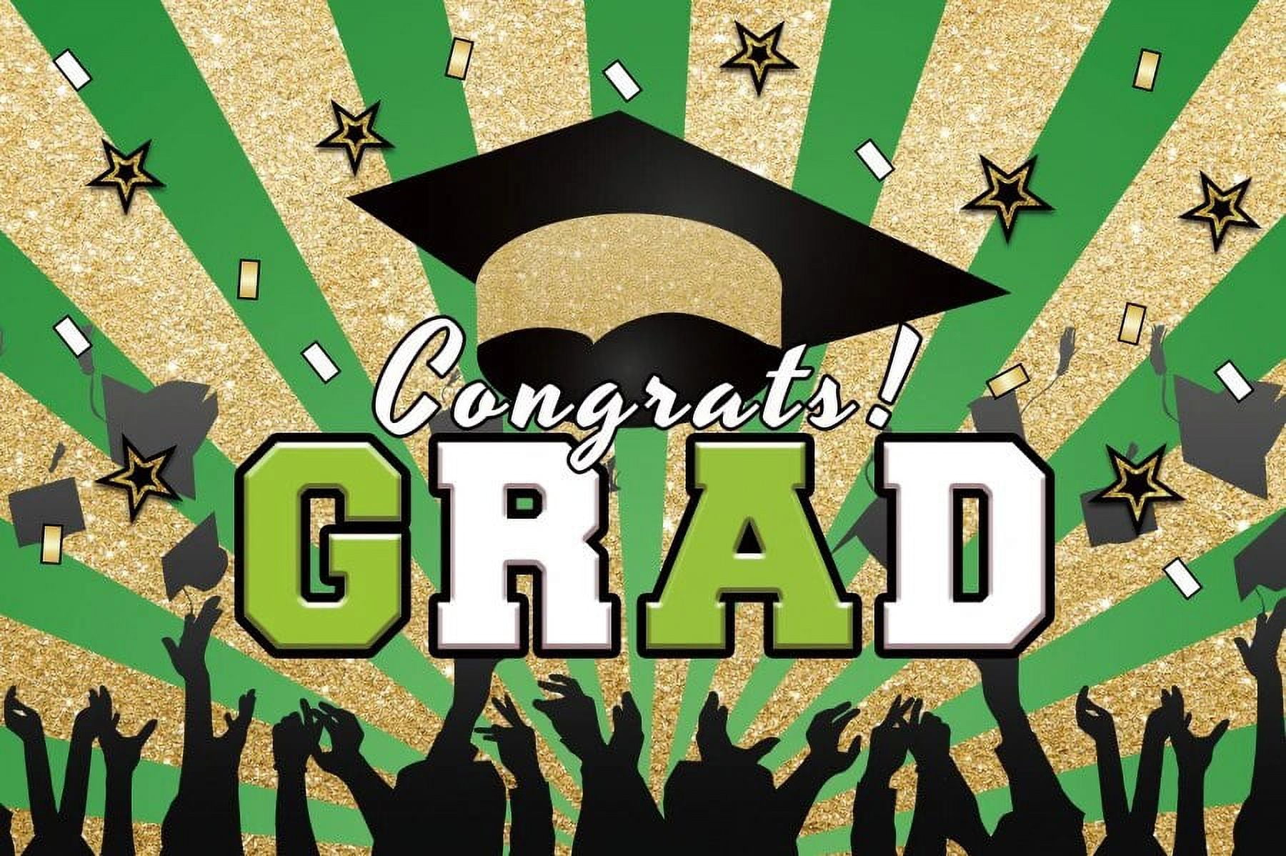 Laeacco Class of 2024 Congrats Grad Backdrop Sparkling Starlight ...