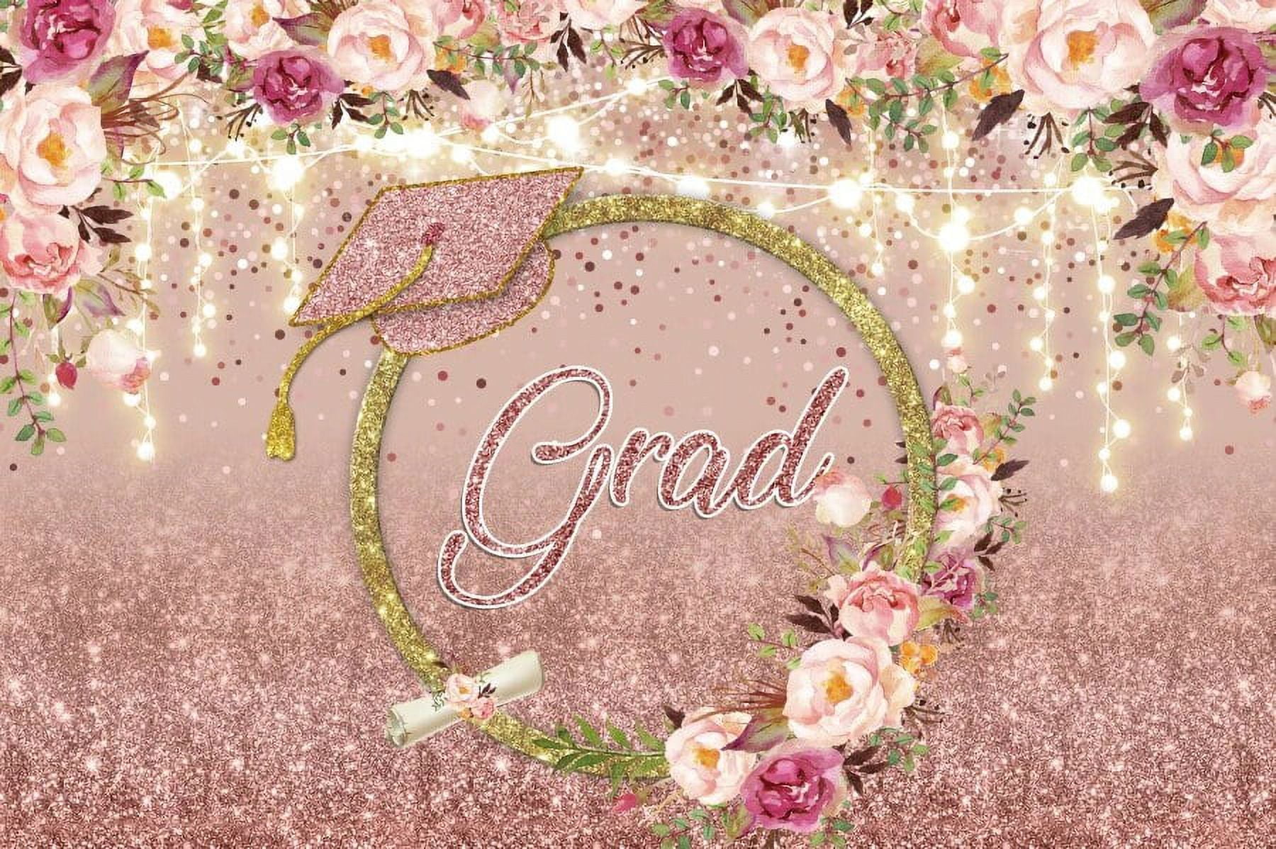 Laeacco Class of 2024 Congrats Grad Backdrop Sparkling Starlight ...