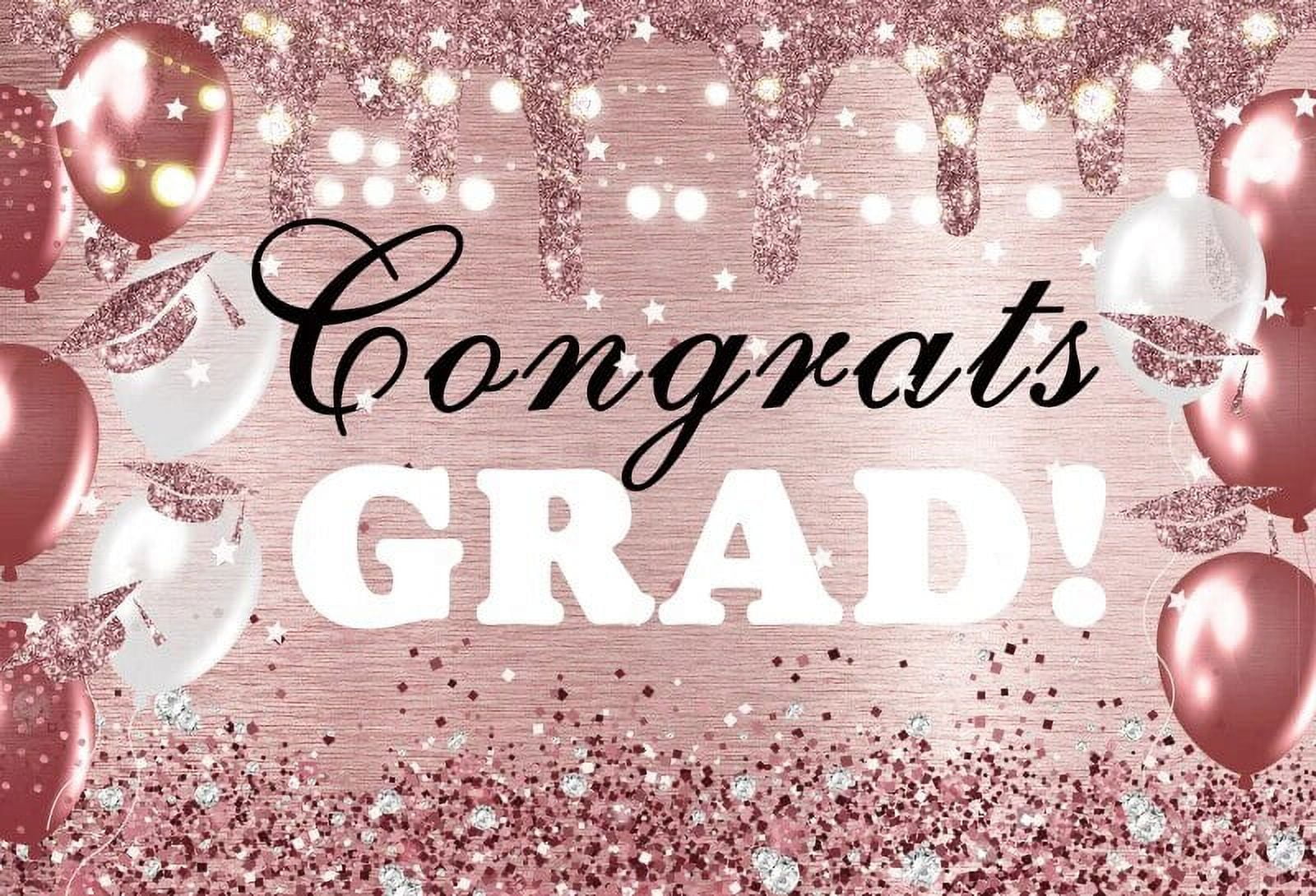 Laeacco Class of 2024 Congrats Grad Backdrop Sparkling Starlight ...