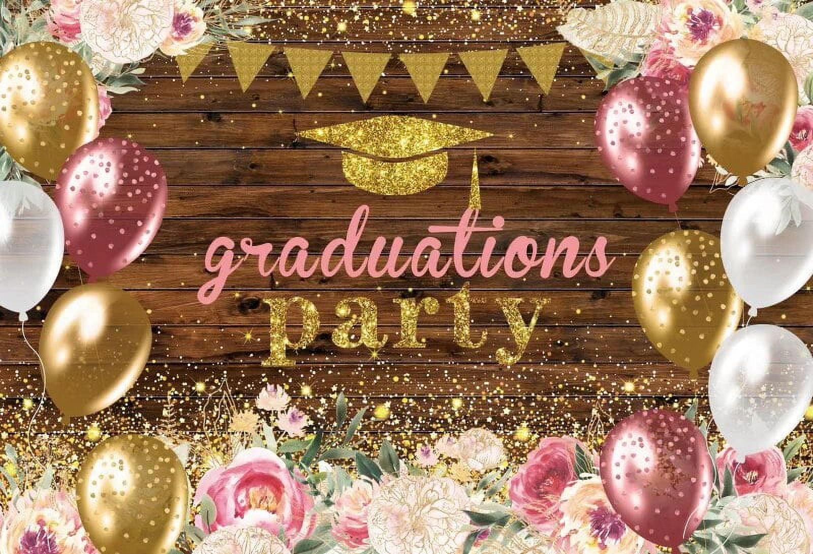 Laeacco Class of 2024 Congrats Grad Backdrop Sparkling Starlight ...