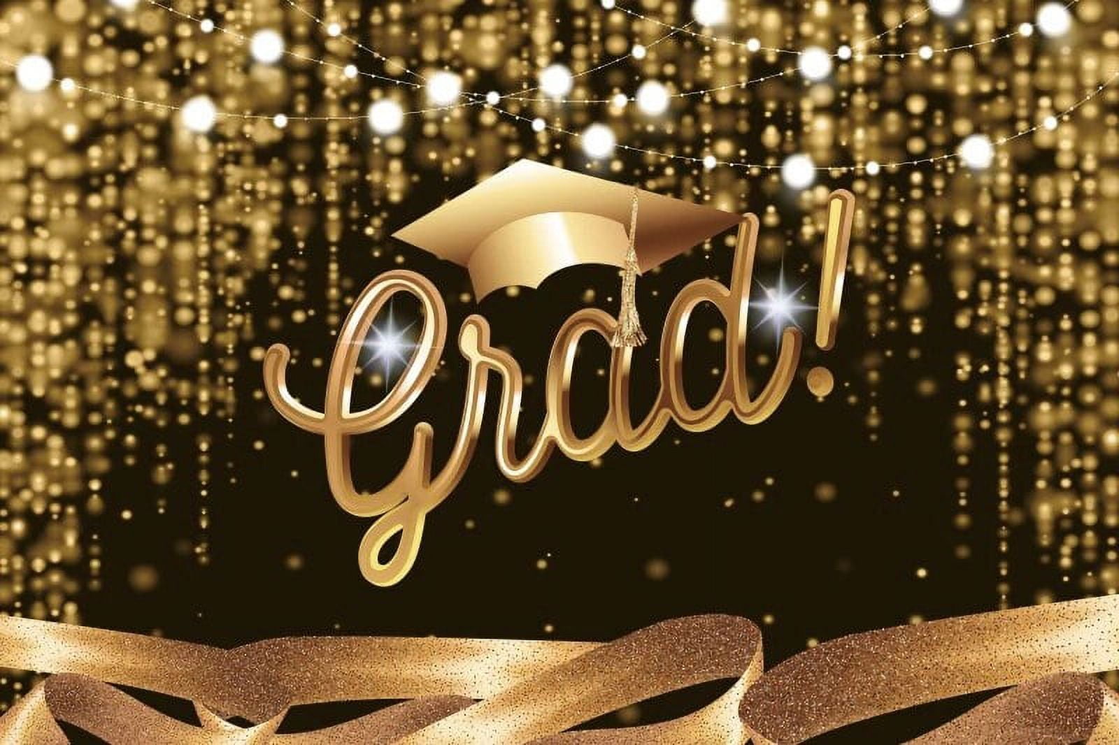 Laeacco Class of 2024 Congrats Grad Backdrop Sparkling Starlight ...