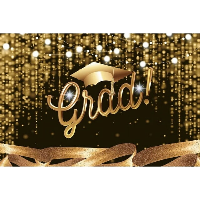 Laeacco Class of 2024 Congrats Grad Backdrop Sparkling Starlight ...