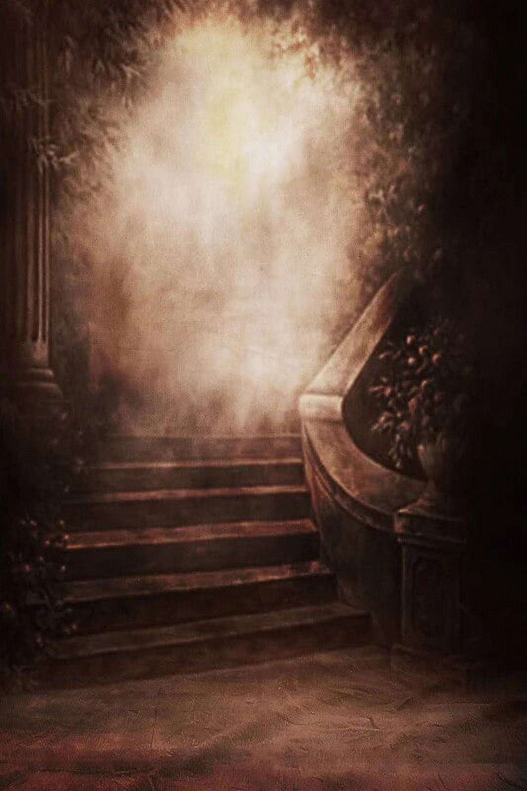 Laeacco Dark Red Solid Color Backgrounds Vintage Grunge Portrait ...