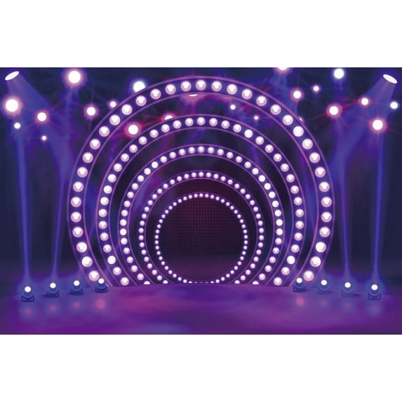 Laeacco Disco Party Backdrop Retro 70s 80s 90s Theme Stage Dance Music ...