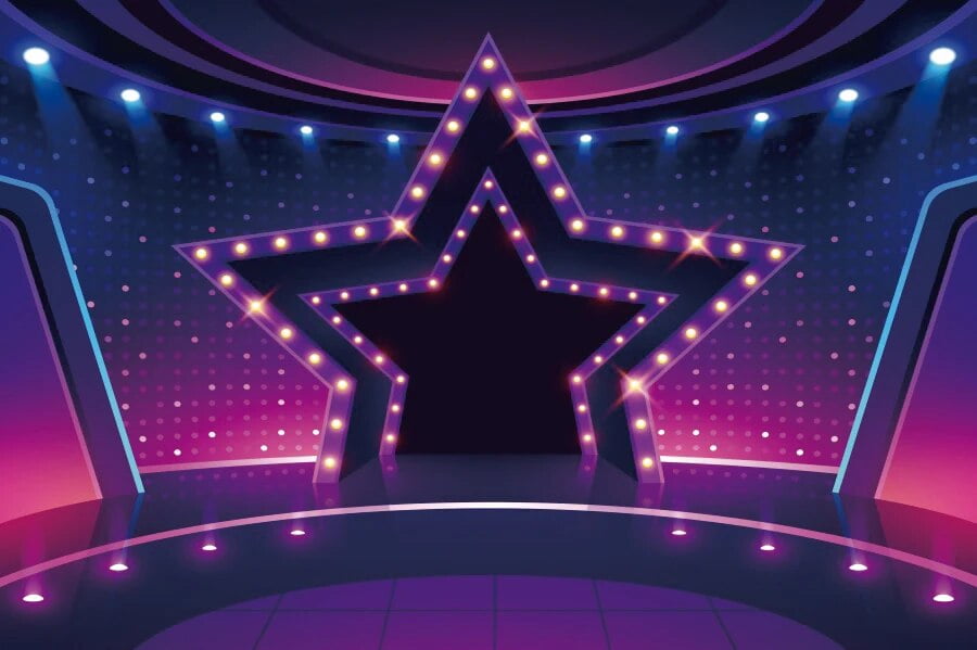 Laeacco Disco Party Backdrop Retro 70s 80s 90s Theme Stage Dance Music ...