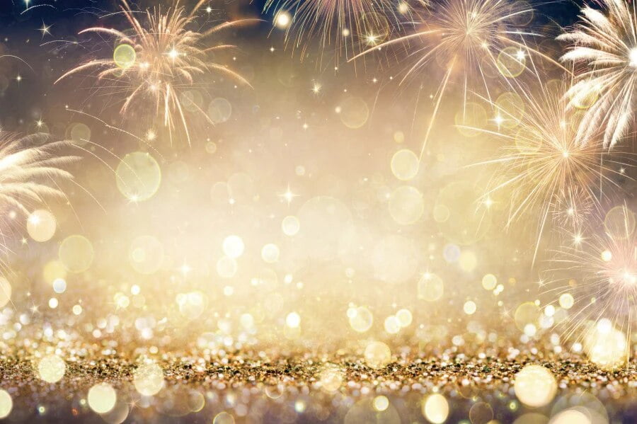 Laeacco Dreamy s Light Bokeh Photography Background New Year Grad ...