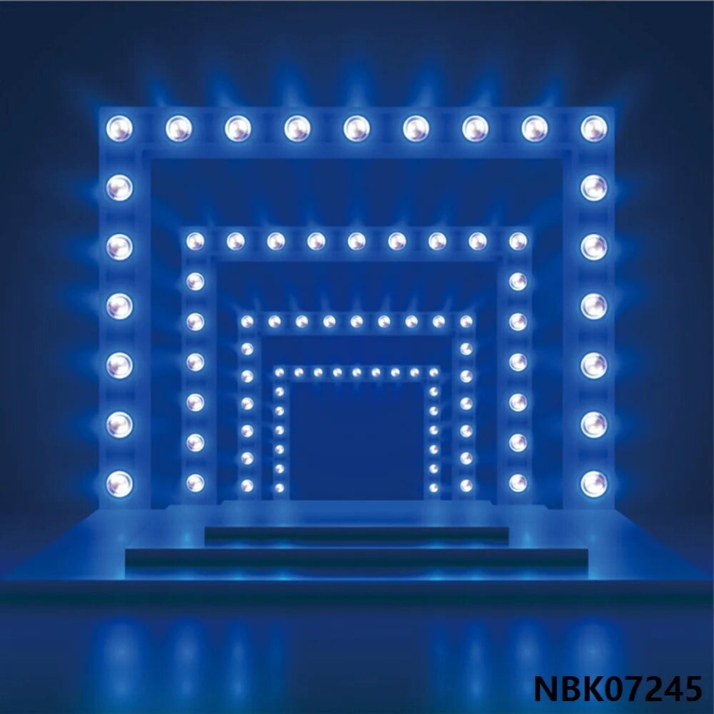 Laeacco Glitter T-Stage Theater Flash Show Party Background Poster ...